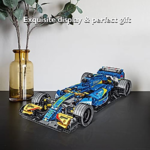 JMBricklayer F1 Race Car Building Sets for Adults, 1:10 MOC Model Cars Toys Construction Set, Ideal Racing Vehicles Gifts for Adults Men Women Boys Teens, Collectible Home Decor 61124