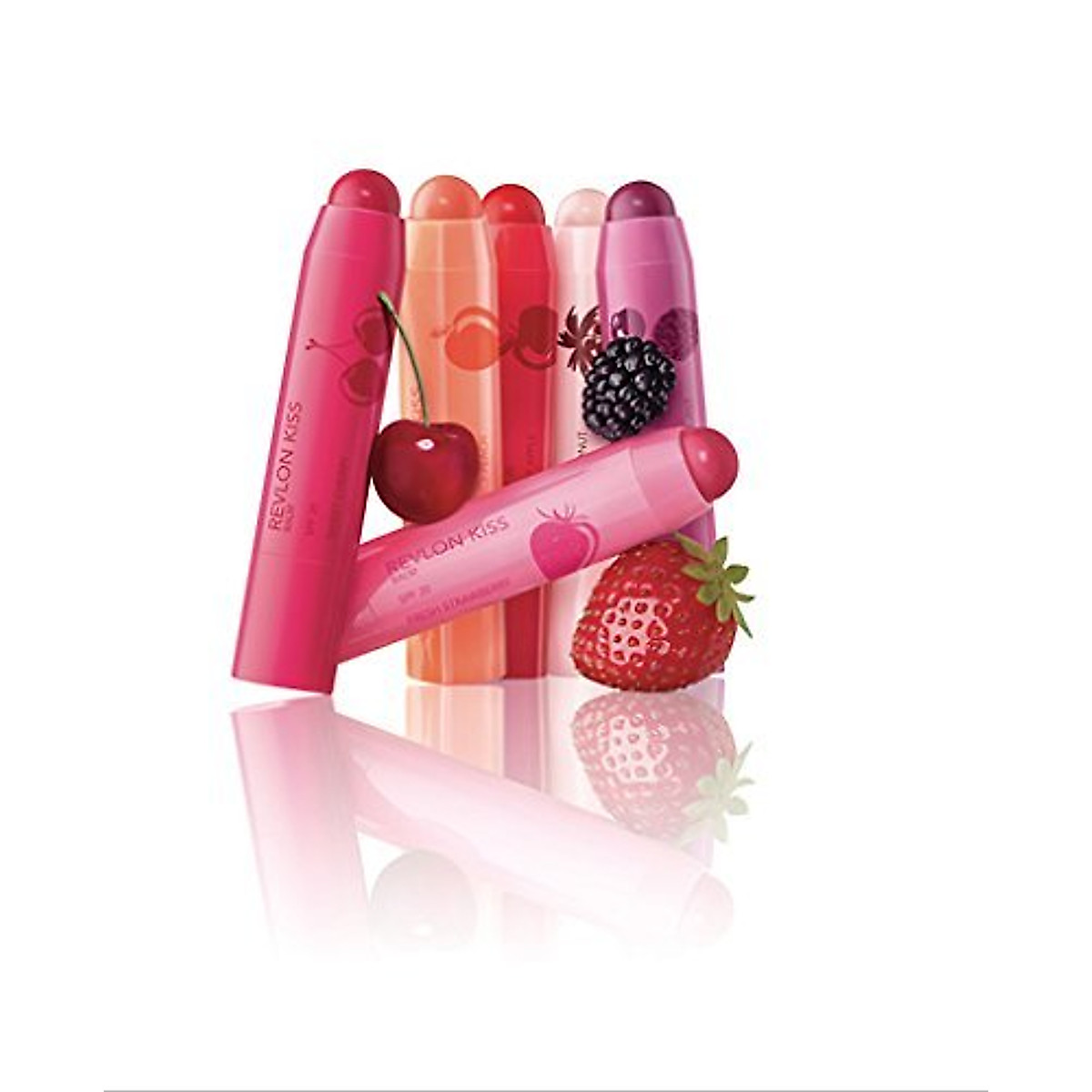 Revlon Kiss Lip Balm, Sweet Cherry 030 .09 oz (Pack of 2)