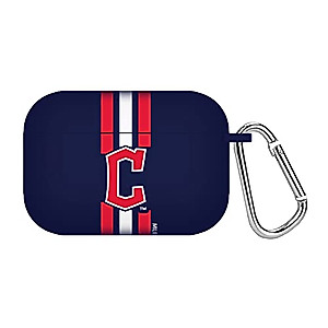 GAME TIME Cleveland Guardians HD Case Cover Compatible with Apple AirPods Pro (Stripes)