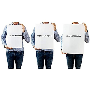 Thirteen Chefs Large Cutting Boards for Kitchen - 24" x 18" x .5" Professional HDPE Plastic Chopping Board for Carving, Dicing, Mashing and More - Commercial Grade & Dishwasher Safe, White