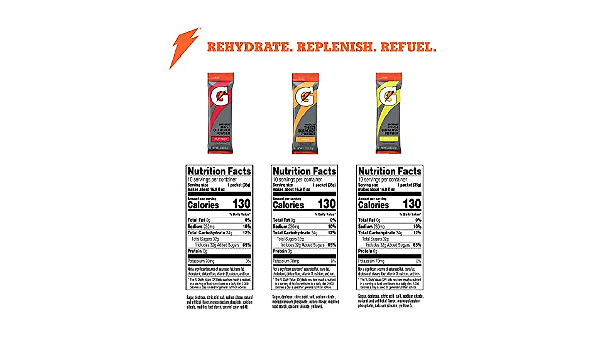 Gatorade Thirst Quencher Powder Sticks 30-Count Variety Pack