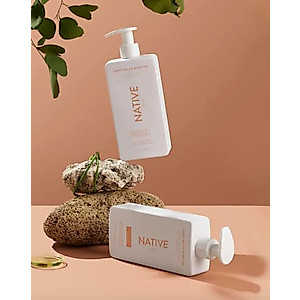 Native Shampoo and Conditioner Set | Sulfate Free, Paraben Free, Dye Free, with Naturally Derived Clean Ingredients| 16.5 oz (Sweet Peach & Nectar)