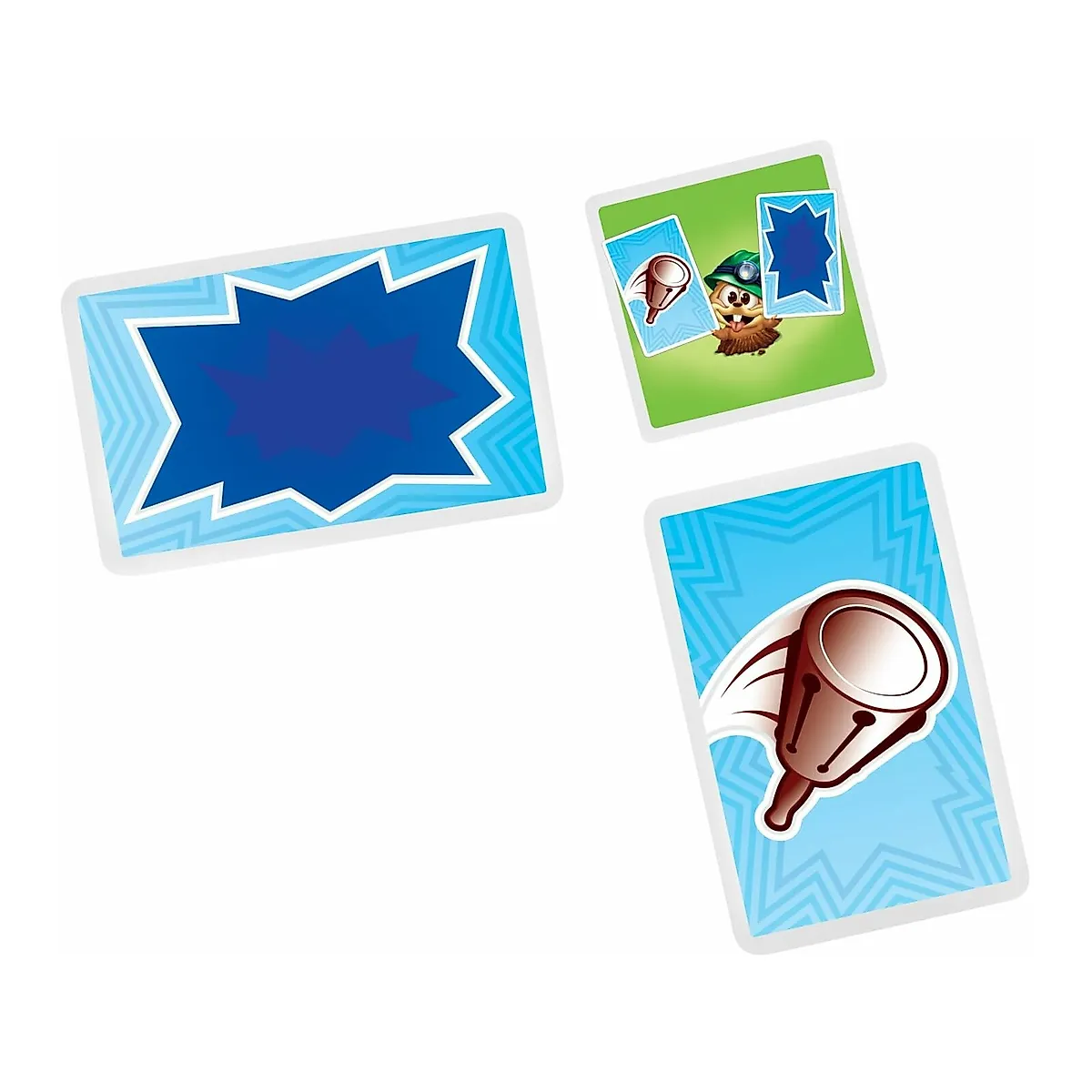Mattel Games WHAC-A-MOLE Match-A-MOLE Kids Card Matching Game with Mole Smackers for 2 to 3 Players 5 Year Old & Up