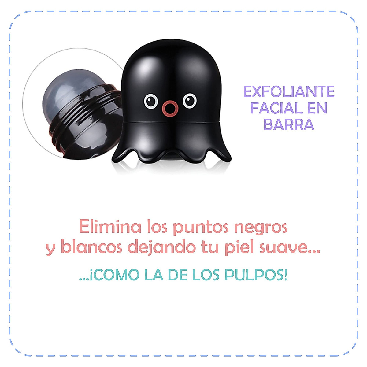 TONYMOLY Tako Pore Black Head Scrub Stick For Clogged powers, exfoliation, Removes excess sebum and gently exfoliates pores to pull out blackheads, whiteheads, and other skin impurities.