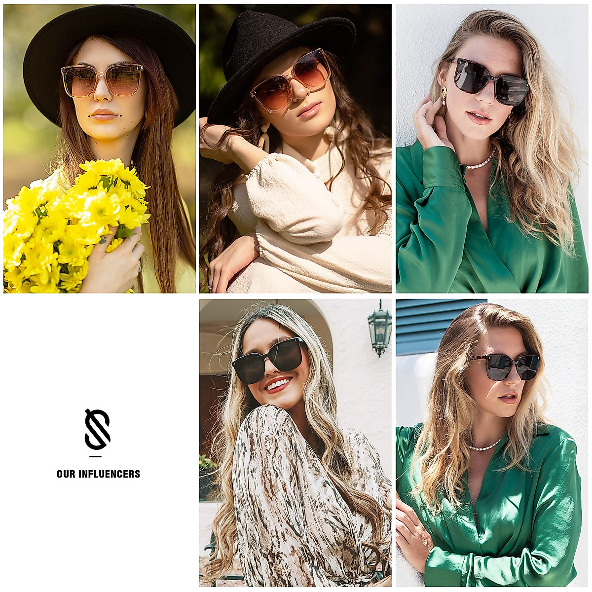 SOJOS Sunglasses for Women Men Vintage Style Shades SJ2157,Black/Grey