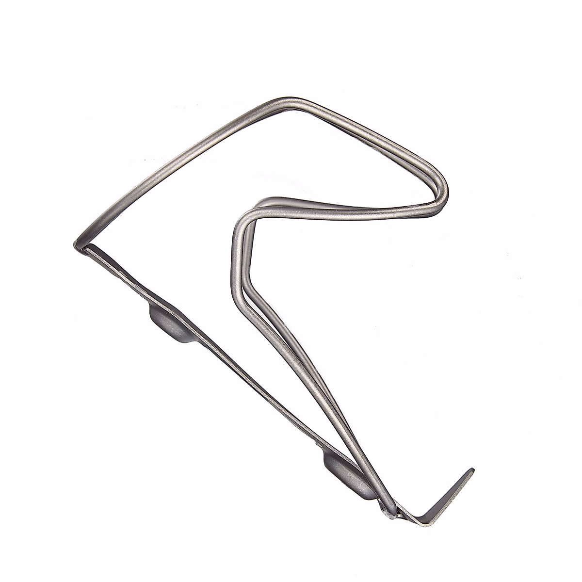 Supacaz TIFLY Cage (Titanium) Raw, Men, Silver, Extra Large