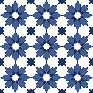 FloorPops Zellige Peel & Stick Floor Tiles, Blue