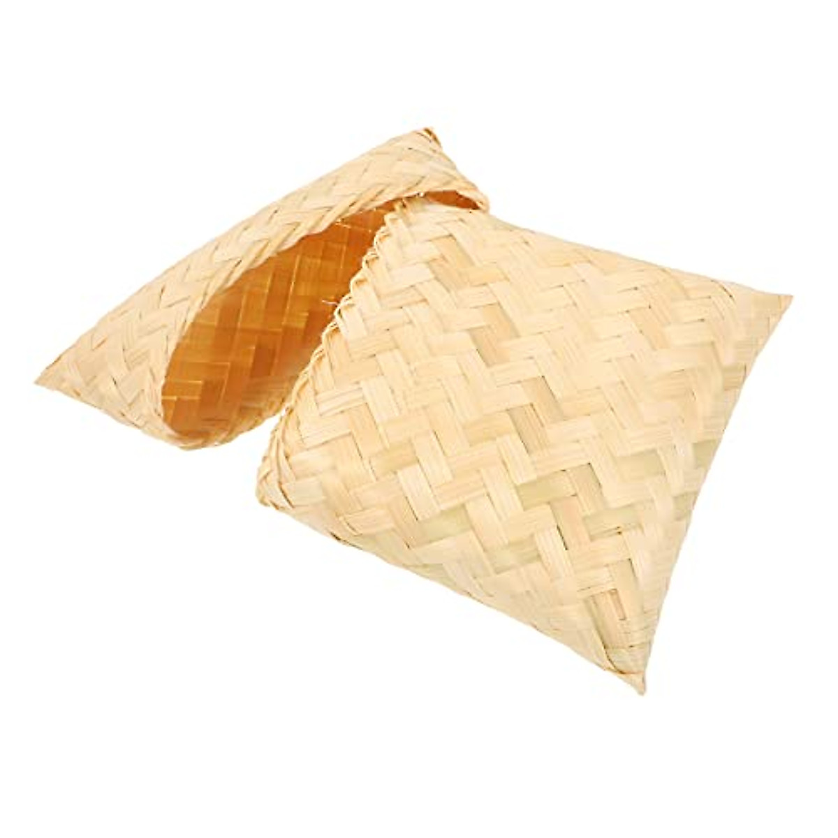 Cabilock Table Top Decor Bamboo Sticky Rice Basket s Wedding Decor 2pcs Bamboo Pillow Gift Box Decoration Bamboo Storage Tray Decor s Bamboo Food Basket Tablescape Decor