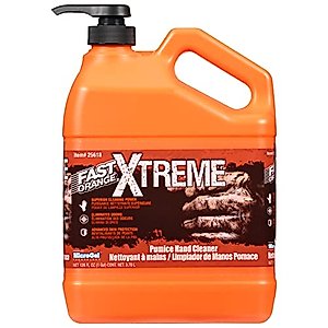 Fast Orange 25618 Xtreme Hand Cleaner, 1 Gallon, 128 Fl Oz (Pack of 1)