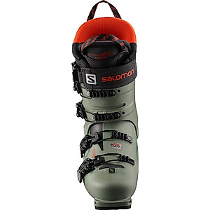 Salomon Shift Pro 130 at Mens Ski Boots Oil Green/Black/Orange Sz 11/11.5 (29/29.5)