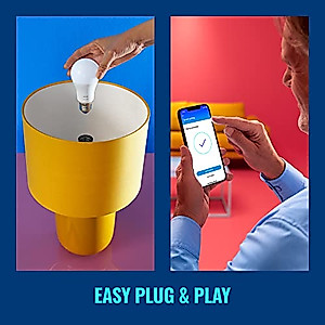 WiZ Connected Color B12 Smart WiFi Light Bulb with E26 Cap, 2200K - 6500K + RGB, 16 Million Colors, Smart Control with WiZ App, Works with Alexa, Google Assistant, and Siri Shortcuts, No Hub Required