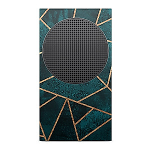 Head Case Designs Officially Licensed Elisabeth Fredriksson Deep Teal Stone Art Mix Vinyl Sticker Gaming Skin Case Cover Compatible with Xbox Series S Console and Controller Bundle