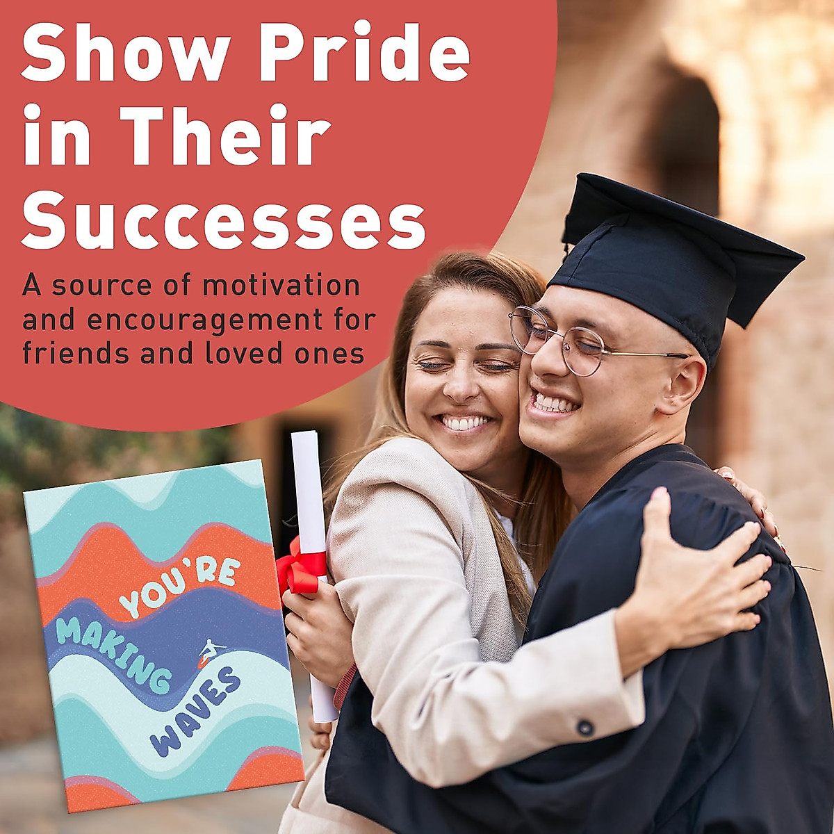 S&O Fun Congratulations Cards with Envelopes - Colorful Congrats Card Pack of 24 - Encouragement Cards with Envelopes - Appreciation Cards for Coworkers - Boxed Compliment Cards - Recognition Cards