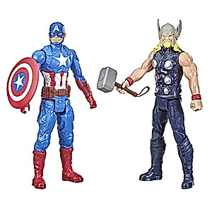 Marvel Titan Hero Series Action Figure Multipack, 6 Action Figures, 12-Inch Toys, Inspired Comics, for Kids Ages 4 and Up (Amazon Exclusive)