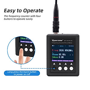 Mcbazel Surecom SF401 Plus 27Mhz-3000Mhz Radio Portable Frequency Counter Meter with CTCCSS DCS Decoder