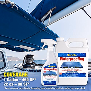 STAR BRITE Waterproofing Spray, Waterproofer + Stain Repellent + UV Protection - 22 OZ (081922SS)