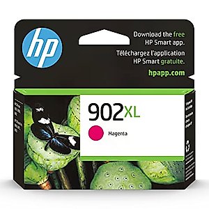 HP 902XL Magenta High-yield Ink Cartridge | Works with HP OfficeJet 6950, 6960 Series, HP OfficeJet Pro 6960, 6970 Series | Eligible for Instant Ink | T6M06AN