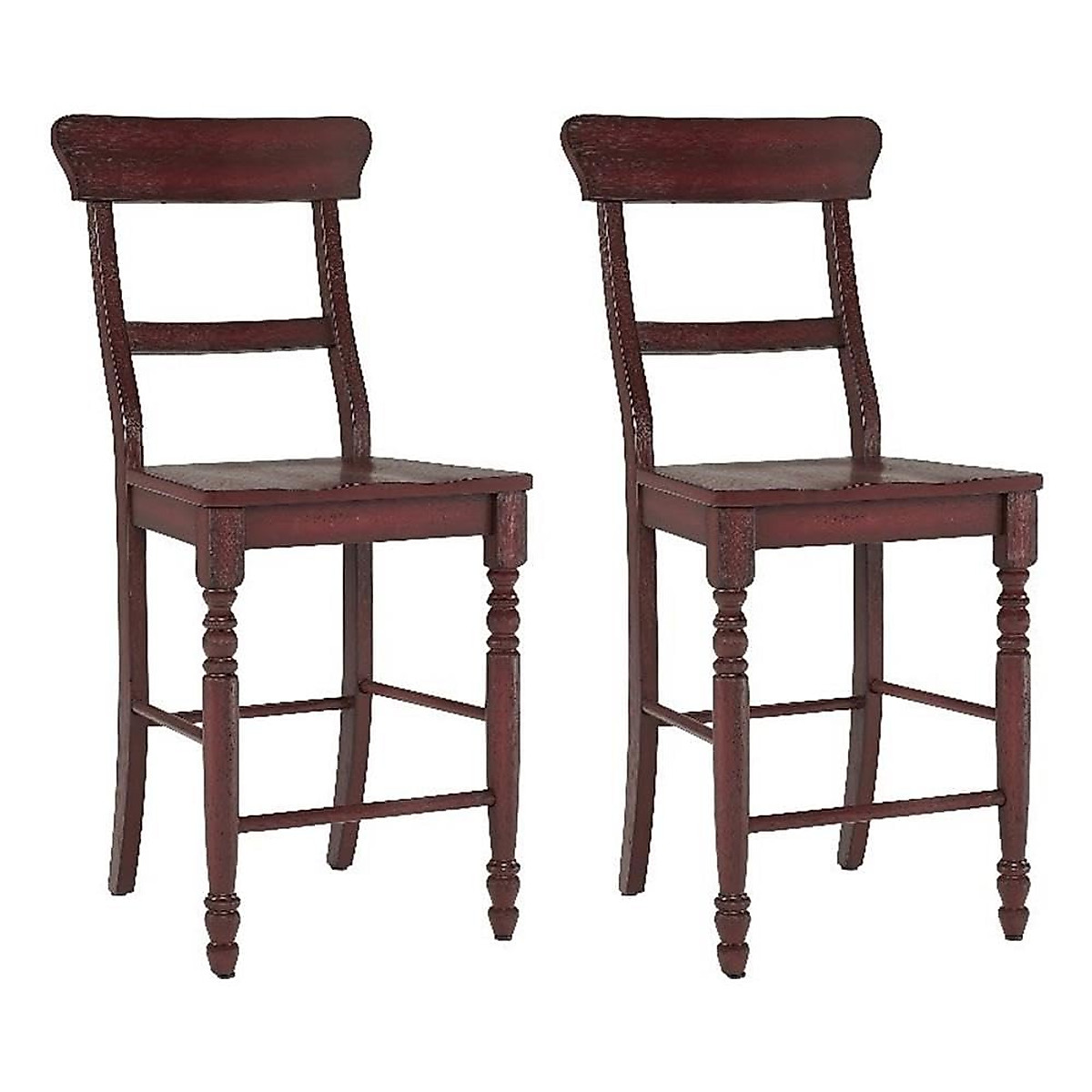 Progressive Furniture Red Savannah Court Set of 2 Counter Chairs