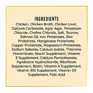 Hound & Gatos Wet Cat Food, 98% Chicken & Liver, case of 24, 5.5 oz cans