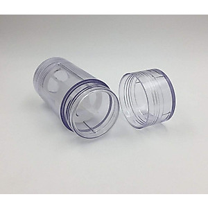 1 Oz(30ml) Twist-up Deodorant Containers,5 Pcs Clear Empty Deodorant Bottles Lip Balm Tubes Fot DIY Travel