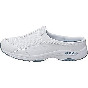 Easy Spirit womens Traveltime Mule, White 130, 7 US