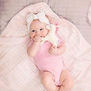 Stephen Joseph, Muslin Blanket and Stuffed Animal, Giraffe, Yellow