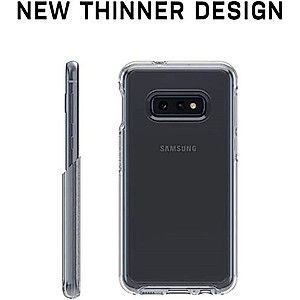 OtterBox Symmetry Clear Series Case for Galaxy S10e - Non Retail Packaging - Stardust (Silver Flake/Clear)