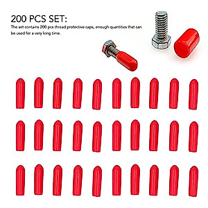 Screw End Cap, Thread Protector Flexible Corrosion Resistance Oil Proof for Flanges(5mm/0.2in)