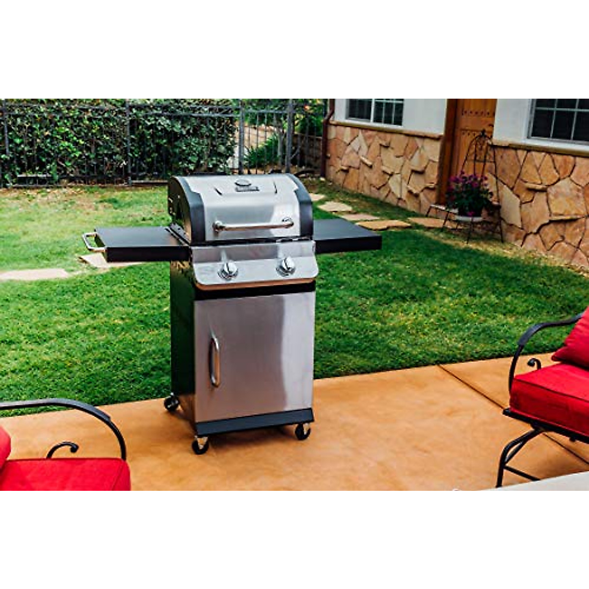 Dyna-Glo DGP321SNP-D Premier 2 Burner Propane Gas Grill, Stainless