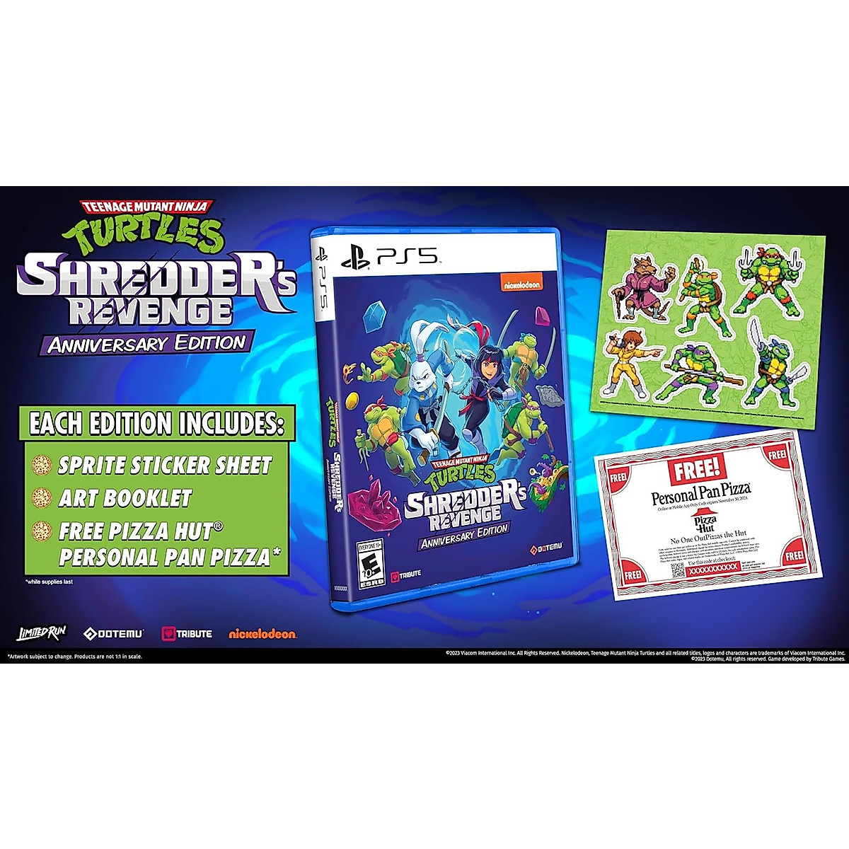 Teenage Mutant Ninja Turtles: Shredder's Revenge Anniversary Edition (includes Dimension Shellshock DLC) - PlayStation 5