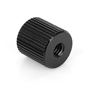 2Pack ChromLives Tripod Nut Barrel Nut Connection Nut with 1/4''-20 Thread Hole for Articulating Magic Arms Tripod Rigs Replacement