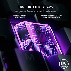 Razer Ornata V3 Gaming Keyboard: Low-Profile Keys - Mecha-Membrane Switches - UV-Coated Keycaps - Backlit Media Keys - 10-Zone RGB Lighting - Spill-Resistant - Magnetic Wrist Wrest - Classic Black