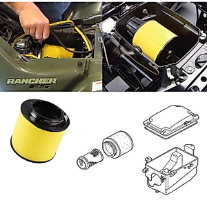 Air Filter Oil Filter Spark Plug for Honda Rancher 350 Foreman 400&450 Replace OE 17254-HN5-670