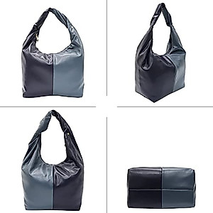 DE'EMILIA CONCEPT Hobo Bags for Women, Imitation Sheep Leather Purses and Handbags Large Shoulder Bags