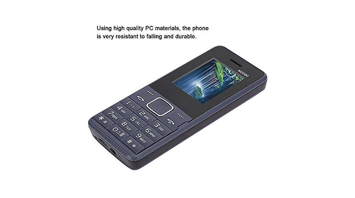 ASHATA M2090 2G Senior Phone with Big Screen & Long Battery