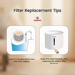 Pawaii FunFlow Cat Water Fountain, 68oz/2L Automatic Pet Water Fountain, Self Cleaning Ultra Quiet Water Fountain for Cats Inside and Small Dogs