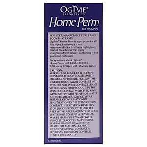 Ogilvie Salon Styles Home Perm The Original - For Color Treated, Thin, or Delicate Hair - 1 Application