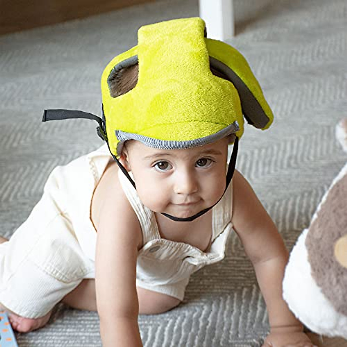 INFANTORY | Baby Helmet for Protection and Safety - Adjustable, Shockproof Foam (Green)