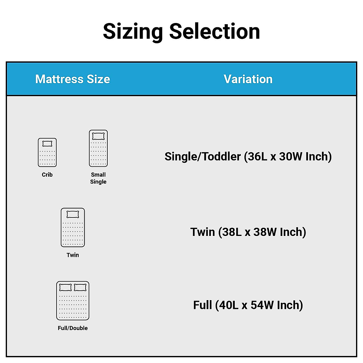 Kids Waterproof Bed Pad - Washable Underpad with Tuck in Sides - Soft Quilted Reusable Bed Wetting Protection for Potty Training Children (Toddler and Single Bed Size) - by BrightCare
