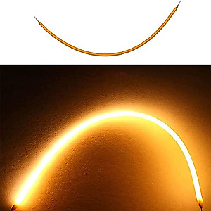 Treedix LED Filament Flexible Lamp Parts Warm DC 3V 2200K Diodes Flexible Filament Bulb （80mm/133mm300mm）