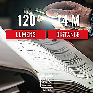 Coast® G23 120 Lumen Alkaline Dual Power Magnetic LED Penlight with C.O.B. Area Light