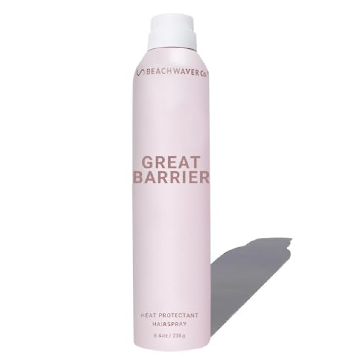 Beachwaver Great Barrier Heat Protectant Hair Spray - Multi-Purpose Treatment for Heat Protection Before Styling for Flexible Hold & No Frizz - Polynesian Pink Sugar Scent (8.4 Fl Oz)