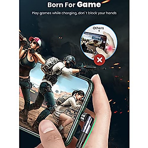 Magnetic Charging Cable 5-Pack (1.6/3.3/3.3/6.6/10FT) - 540° Rotating 3 in 1 Magnetic Phone Charger Cable with LED Light - 90° Angle Connector, Compatible with Micro USB, Type C Smartphone (Black)