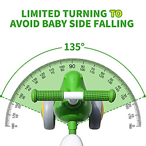 Afranti Baby Balance Bike with Bubble Machine for 10-36 Months Boys Girls Toddlers Kids Bikes No Pedal for 1 Year Old Birthday Gift Toys Fit for 2.2ft to 3.3ft Children