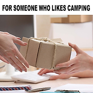 Camping gifts for Outdoorsmen - Funny Camping Insulated Stainless Steel Tumbler with Lid, 30 oz - Coffee Camping Cup Travel Mug for Women Men Fathers Day, Birthday, Coffee, Dad, Happy Camper