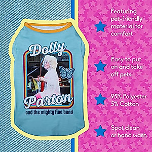 Doggy Parton Blue Dolly & The Mighty Fine Band Shirt for Pets - M (22120727)