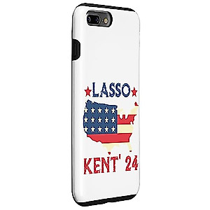 iPhone 7 Plus/8 Plus Lasso Kent' 24 Funny Usa Flag Sports 4th of July Election Case