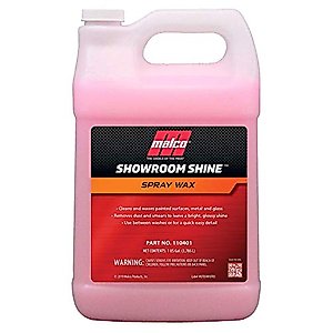 Malco Showroom Shine Spray Car Wax – Best Car Wax Spray for Professional Finish / Easy to Use Instant Detailer Spray / Cleans and Waxes Painted Surfaces, Metal and Glass / 1 Gallon (110401)
