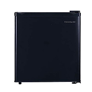 Frigidaire Black EFR115- AMZ 1.6 Cu Ft Bar Fridge, Compact Refrigerator, 1.7, 18.5"D x 17.7"W x 19.8"H