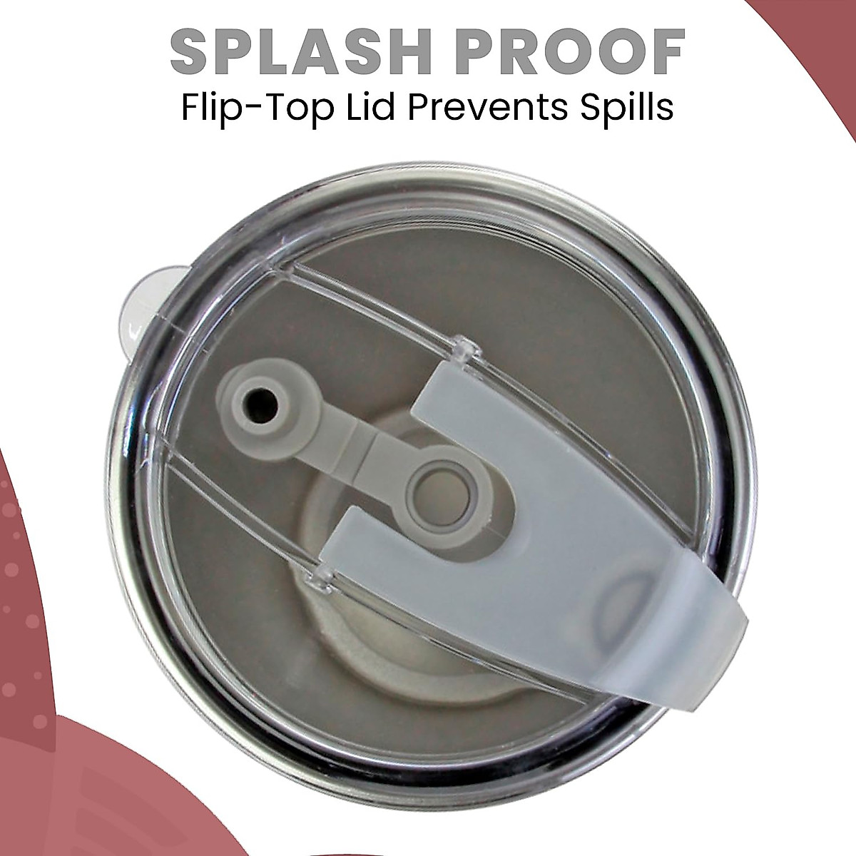 Wet Work Double Wall Tumbler 20 oz Made from Durable Stainless Steel for Hot and Cold Drinks - Insulated Travel Mug for Coffee Tea Wine with Leak Proof Lid for Travel Hiking Camping Gifts - Red